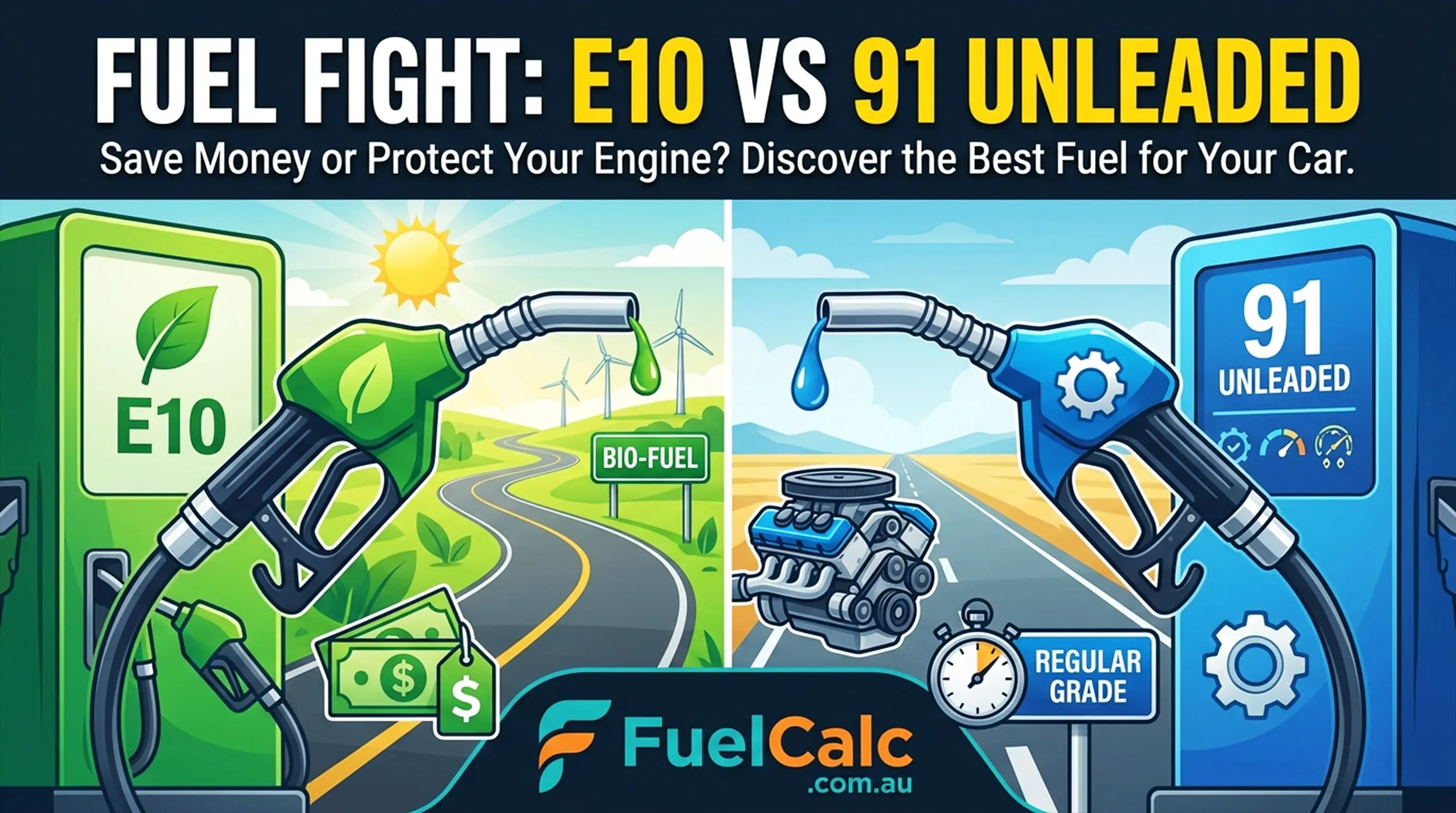 E10 vs 91 Unleaded: Which Actually Saves You Money? — FuelCalc Blog